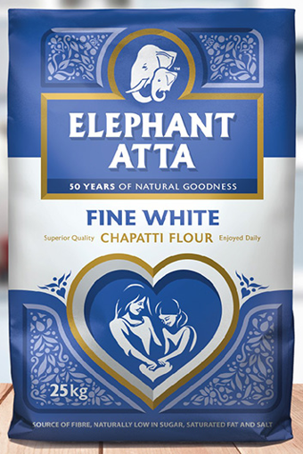 Elephant Atta White 25Kg (Pack of 1) – Zorbaonline