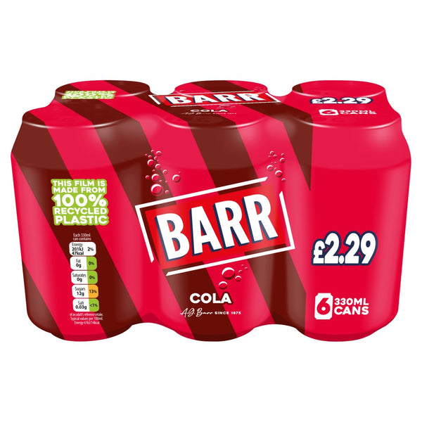 Barr Cola 330ml (Pack of 24) – Zorbaonline