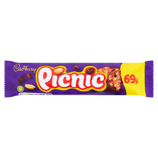 Cadbury Picnic Chocolate Bar 48.4g (Pack of 36) – Zorbaonline