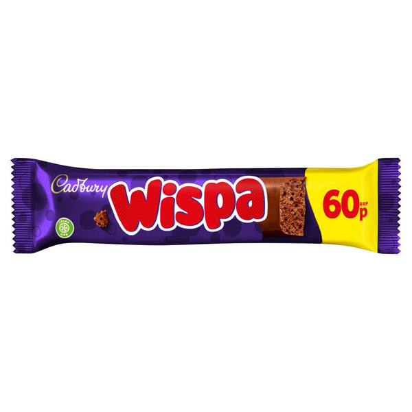Cadbury Wispa Chocolate Bar 36g (Pack of 48) – Zorbaonline