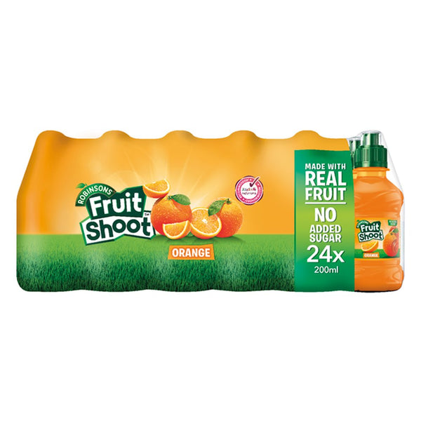 Fruit Shoot Orange Kids Juice Drink 24 x 200ml (Pack of 24) – Zorbaonline