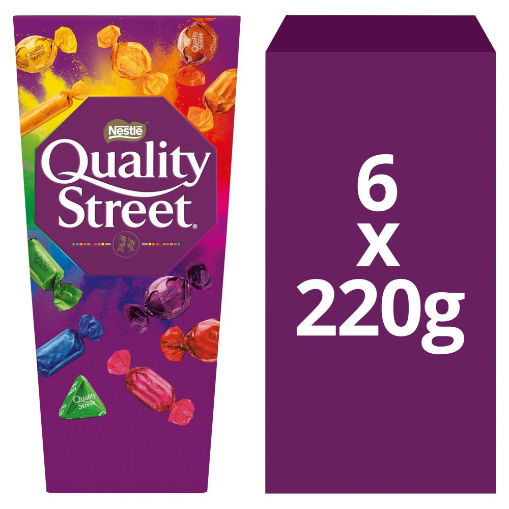 Quality Street Chocolate Box 220g (Pack of 6) – Zorbaonline