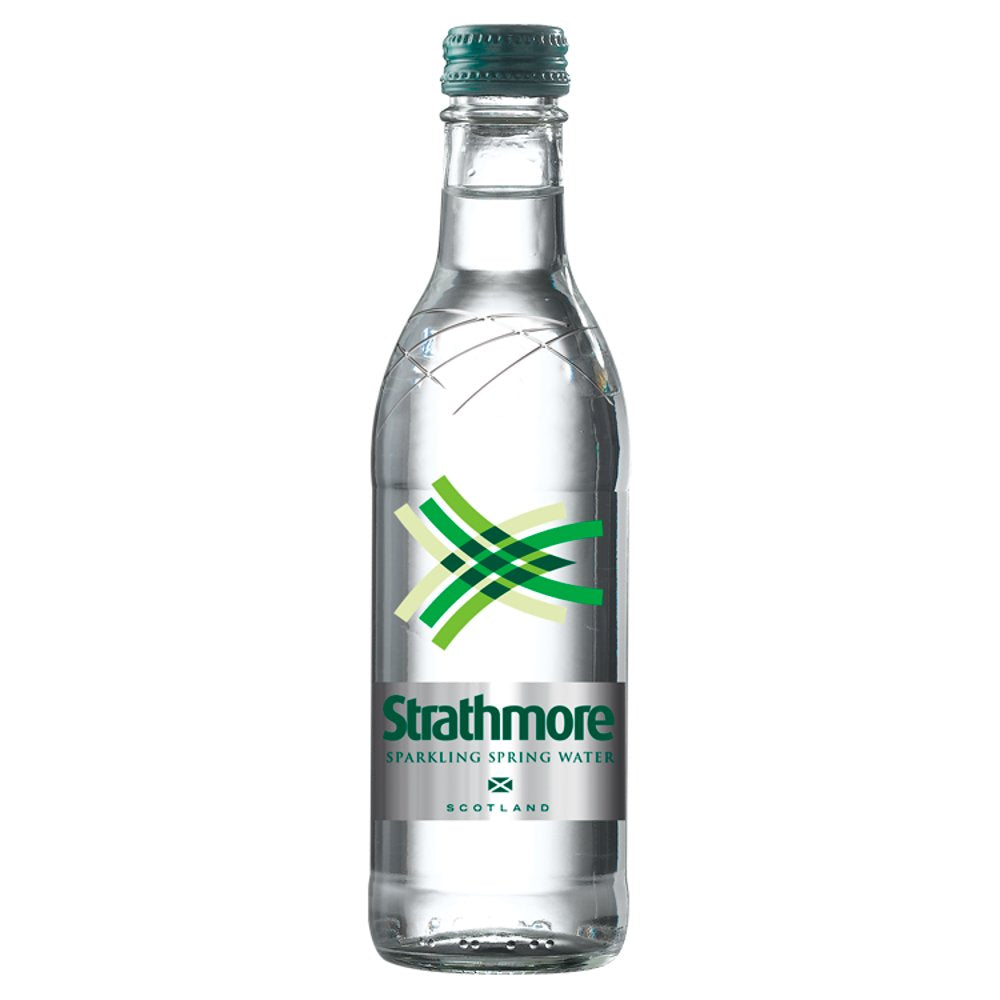 Strathmore Sparkling Spring Water 330ml Glass Bottle (Pack of 24 ...