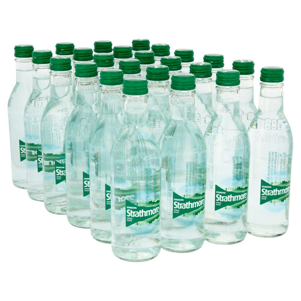 Strathmore Sparkling Spring Water 330ml Glass Bottle (Pack of 24 ...
