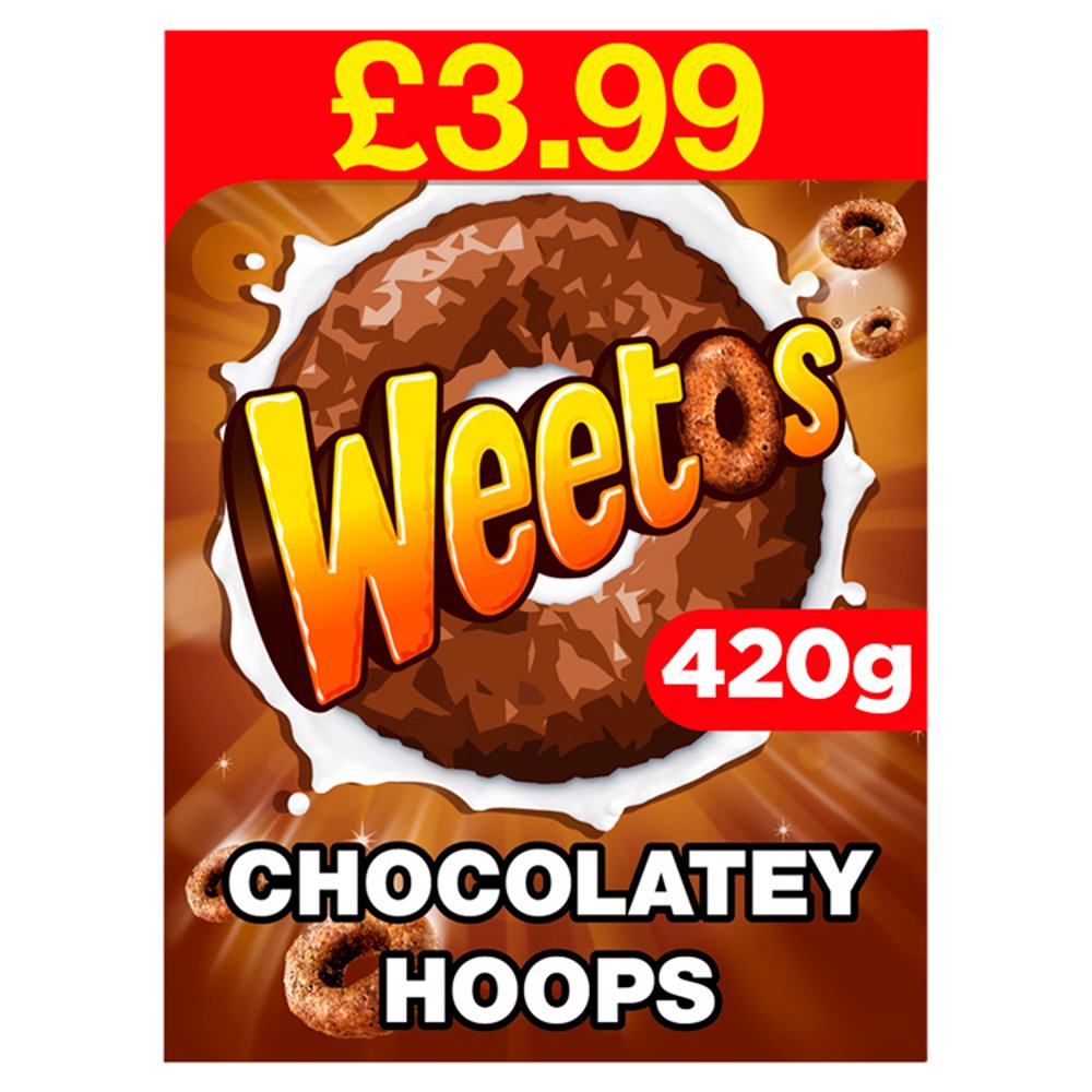 Weetos Chocolatey Hoops 420g (Pack of 8) – Zorbaonline