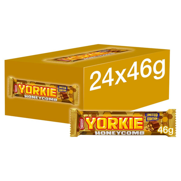 Yorkie Honeycomb Milk Chocolate Bar 42g (Pack of 24) – Zorbaonline